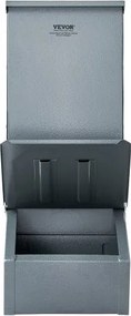 Kovové krmítko pro prasata 75,7 l se dvěma dvířky, pro 5 prasat