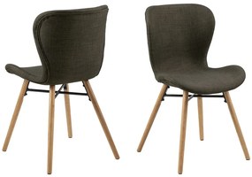Designová jídelní židle Alejo kaki