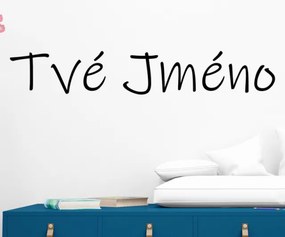 Samolepka s vlastním jménem (Ink free)