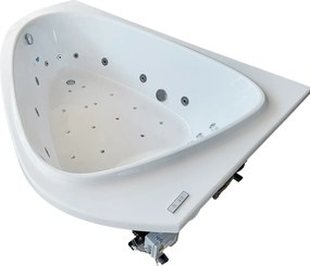 Essente ExclusiveLine LOVE STORY 2 139x196 LEVÁ hydromasážní vana 139 × 196 cm HYDROMASÁŽNÍ SYSTÉM: STANDARD
