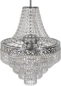 Lustr Coral, 1x křišťálové stínítko, ch