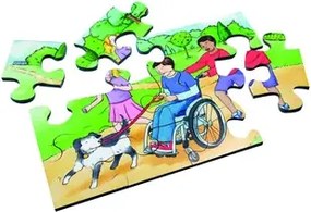 Just Jigsaws 490 Inkluze - dřevěný puzzle set / 72 dílů / od 3 let