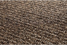 Tmavě hnědý pratelný koberec 80x150 cm Lumen Liso – Universal