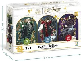DODO Puzzle Harry Potter: Draco, Harry a Snape / 150, 250 a 350 dílků