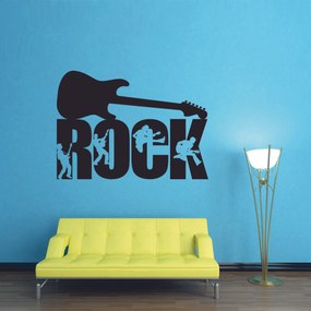 Samolepka na zeď - Rock (60x43 cm) - PopyDesign