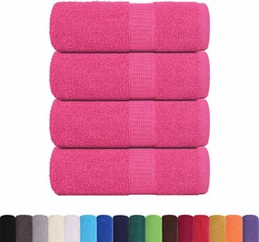 Ručníky pro hosty FROGN 4 ks růžové 30x50 cm 360 g/m² 137044