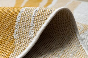 Dywany Łuszczów, Kusový koberec Sion Sisal Marble 22169 ecru/yellow – na ven i na doma, 180x270, žlutá, chodba / předsíň