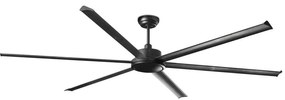 FARO 34207 - Stropní ventilátor ROTTERDAM XXL černá pr.250 cm + dálkové ovládání
