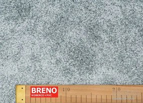 Breno Metrážový koberec TIMEOUT/TIMELESS 95 šedý, šíře 400 cm, Šedá