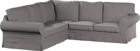 Potah na pohovku IKEA Ektorp rohová barva béžová látka pletený vzor