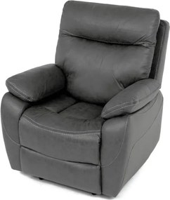 Polohovací křeslo šedé, elektrické TV-4094 GREY3