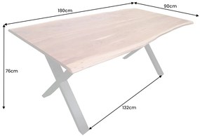 Designový jídelní stůl Massive X 180 cm akácie