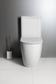 Sapho Sapho, INFINITY RIMLESS WC kombi mísa s nádržkou, spodní/zadní odpad, bílá, PC105WR