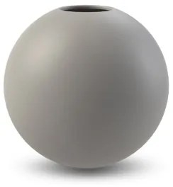 Kulatá váza Ball Grey 20 cm COOEE Design