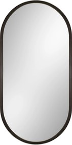 Dubiel Vitrum Evo zrcadlo 50x100 cm oválný černá 5905241010250
