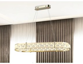 LED Stmívatelný lustr na lanku ENRIQUE LED/50W/230V 3000-6000K +dálkové ovládání