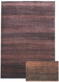 Diamond Carpets koberce Ručně vázaný kusový koberec Diamond DC-MCN Black/rust - 275x365 cm