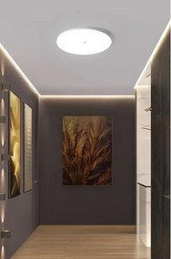 LED Stropní sv se senzor soumraku a pohybu MORETTI 24W/230V pr. 30 cm IP40 6500K
