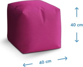 Sablio Taburet Cube Hnědá: 40x40x40 cm - limitovaná edice