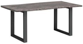 furniture-nabytek.cz - Masivní jídelní stůl Bullwer z akácie, lakovaný, šedý – 230×100 cm