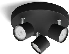 Philips Star 3x4,5W černá / LED bodové svítidlo / 1500lm / 2700K / IP2