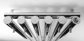 Sapho Pilon otopné těleso 418 x 1800 mm se šesti háčky pro ručník chrom IZ130T