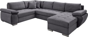 XXXLutz SEDACÍ SOUPRAVA, textil, šedá P & B - Sedací soupravy - 002310003027