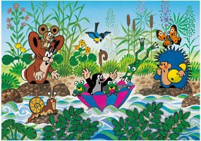 DINO Puzzle Krtkova plavba Krtek (Krteček) 47x33cm skládačka 100 dílků XL dn343429
