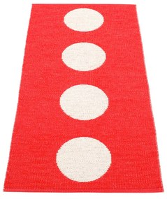 Vinylový koberec Pappelina VERA Red/Vanilla velikost: 70x150cm