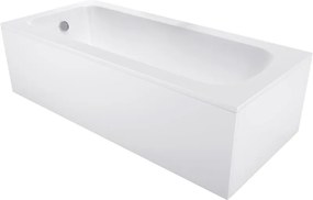 Mexen Vega obdélníková vana 130 x 70 cm s obložením, bílá - 55011307000X