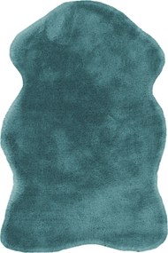 XXXLutz UMĚLÁ KOŽEŠINA, 60/90 cm, tyrkysová - Online Only koberce & rohožky - 005937116503