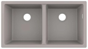 Hansgrohe - Podstavný granitový dřez S510-U770, betonová šedá 43434380