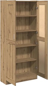 Skříň dub artisan 82,5 x 30,5 x 185 cm kompozitní dřevo 3318717