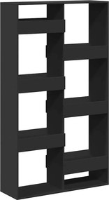 Knihovna černá 100 x 33 x 175 cm kompozitní dřevo 3309403