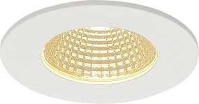 LA 114421 PATTA-I zápustná matná bílá kruhová230V/500mA LED 9W 38° IP65 3000K - BIG WHITE (SLV)