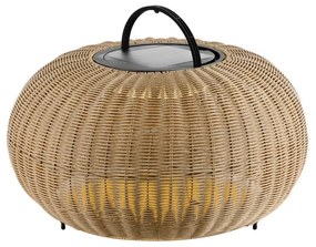 LA 1008389 ADEGAN venkovní stojací lampa, plochá, solární, 2200 K, IP65, hnědá - BIG WHITE (SLV)