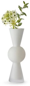 Skleněná váza BonBon White 23 cm Design House Stockholm