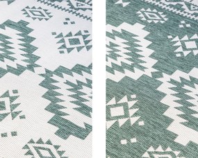 ELLE Decoration, Kusový koberec Gemini 106020 Green z kolekce Elle – na ven i na doma, 80x150, zelená, chodba / předsíň