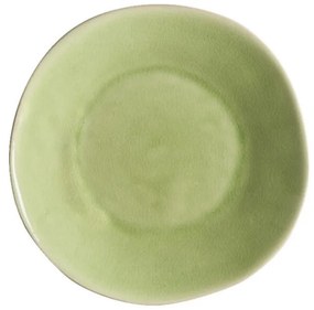 Talíř polévkový / na těstoviny RIVIERA zelený 25 cm sada 6 kusů keramika