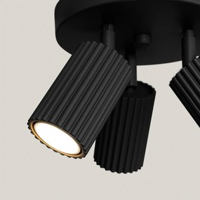 Sollux Lighting Stropní svítidlo KARBON 3P černé