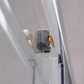 BPS-koupelny Čtvercový sprchový kout HYD-SK93B 90x90 chrom/transparent + vanička HYD-SSV-SXL02B bílá