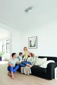 Philips Star 2x4,5W hliník / LED bodové svítidlo / 1000lm / 2700K / st