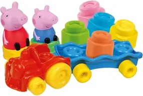 Clementoni Soft Clemmy Peppa Pig - vláček s kostkami / od 18 měsíců