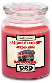 Svíčka Hasičské legendy – Scania (Vůně svíčky: Višně v čokoládě)