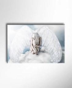 Malvis ® Obraz Anděl v nebi ROZMĚR (šířka x výška): pětidílný obdélník 200x90 cm