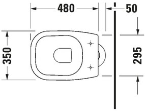 Duravit 21100100002 - Stojící WC D-CODE keramika/lesklá bílá