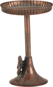 Kovový svícen 20 cm měděný FUP563-M
