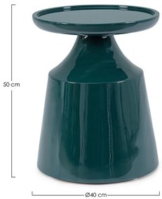 BIZZOTTO Odkládací stolek OTILIA modrý ø40 cm 0734619