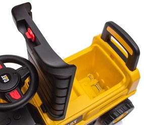 Dětské odrážedlo bagr se zvukem CAT Excavator Milly Mally žlutý