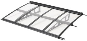 Prodloužení stříšky dveří Kassel o 150 cm CoverTech antracitová